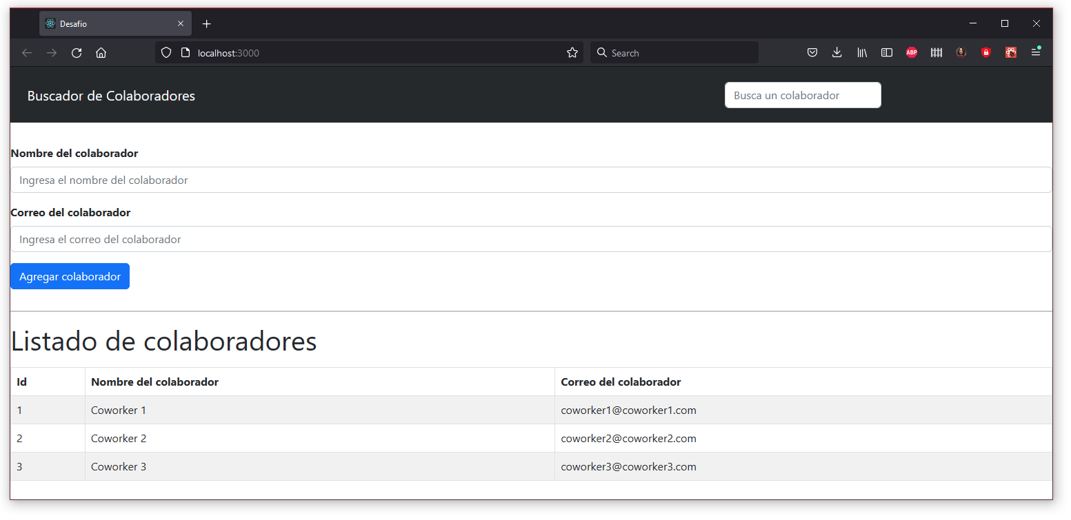 GitHub - milo2112/desafioColaboradores: Repo para la entrega del desafio asociado a ...