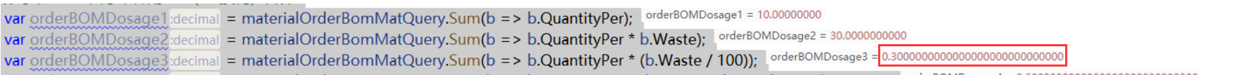 When Use Division In Sum Will Throw Error Numeric Value Does Not Fit In A Systemdecimal 