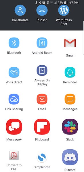 Sharing: icons are all different sizes when sharing from note · Issue #642 · Automattic ...