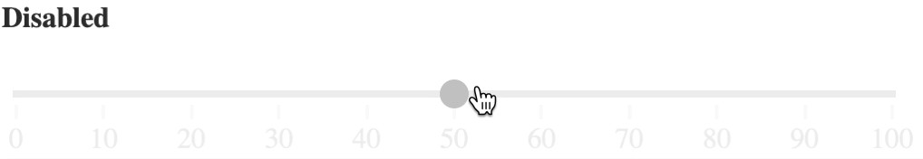 Slider (web components) shows cursor pointer when disabled · Issue #16362 · microsoft/fluentui ...