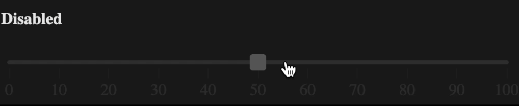 Slider shows cursor pointer when disabled or readonly · Issue #4222 · microsoft/fast · GitHub