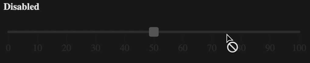 Slider shows cursor pointer when disabled or readonly · Issue #4222 ...