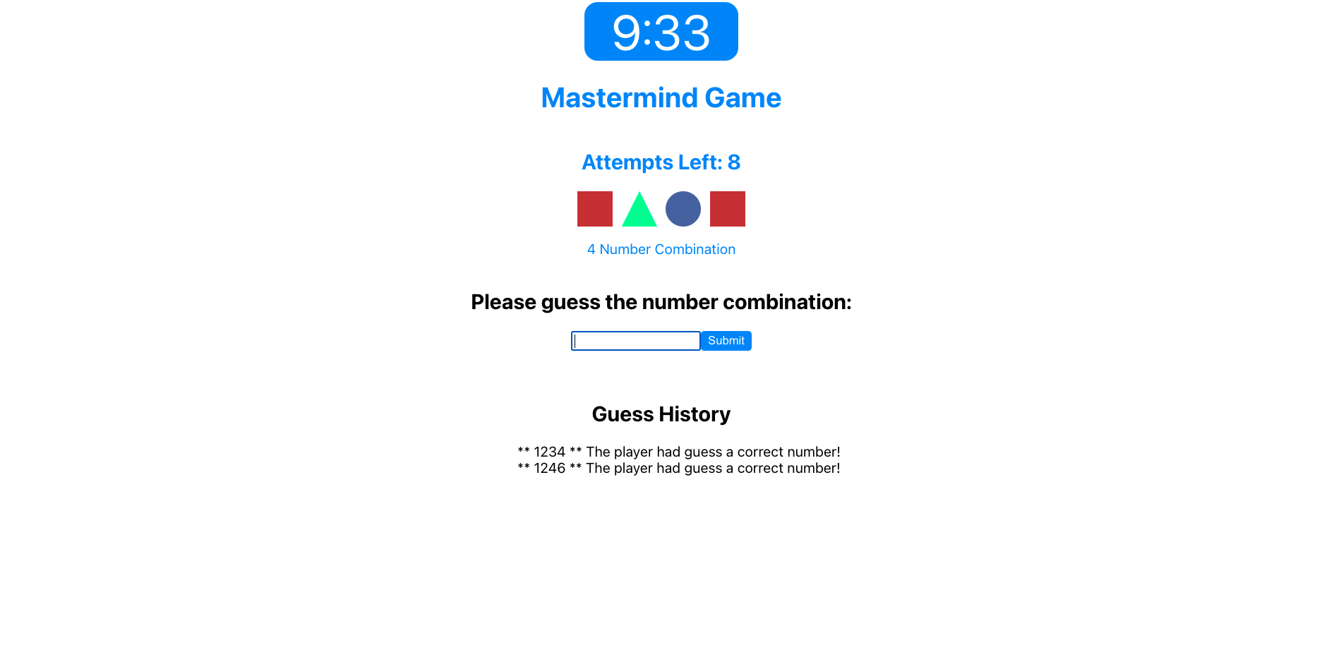 GitHub - anthonysim/mastermind