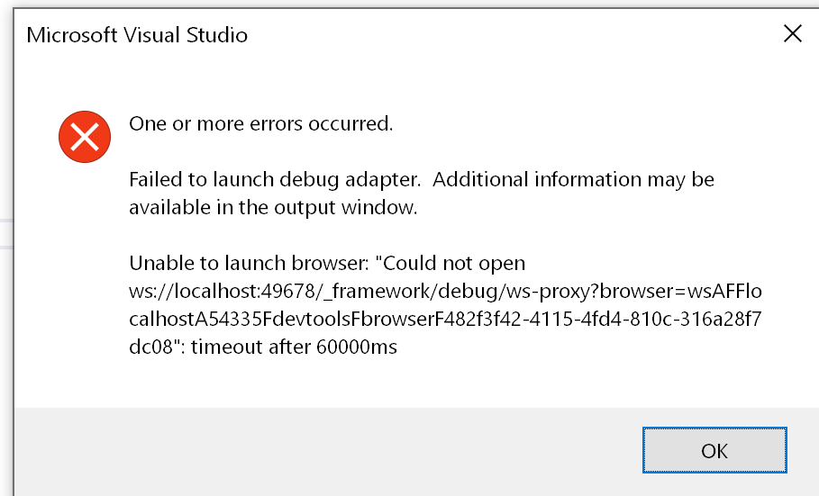 Failed to launch debug adapter · Issue #142 · microsoft/DockerTools · GitHub