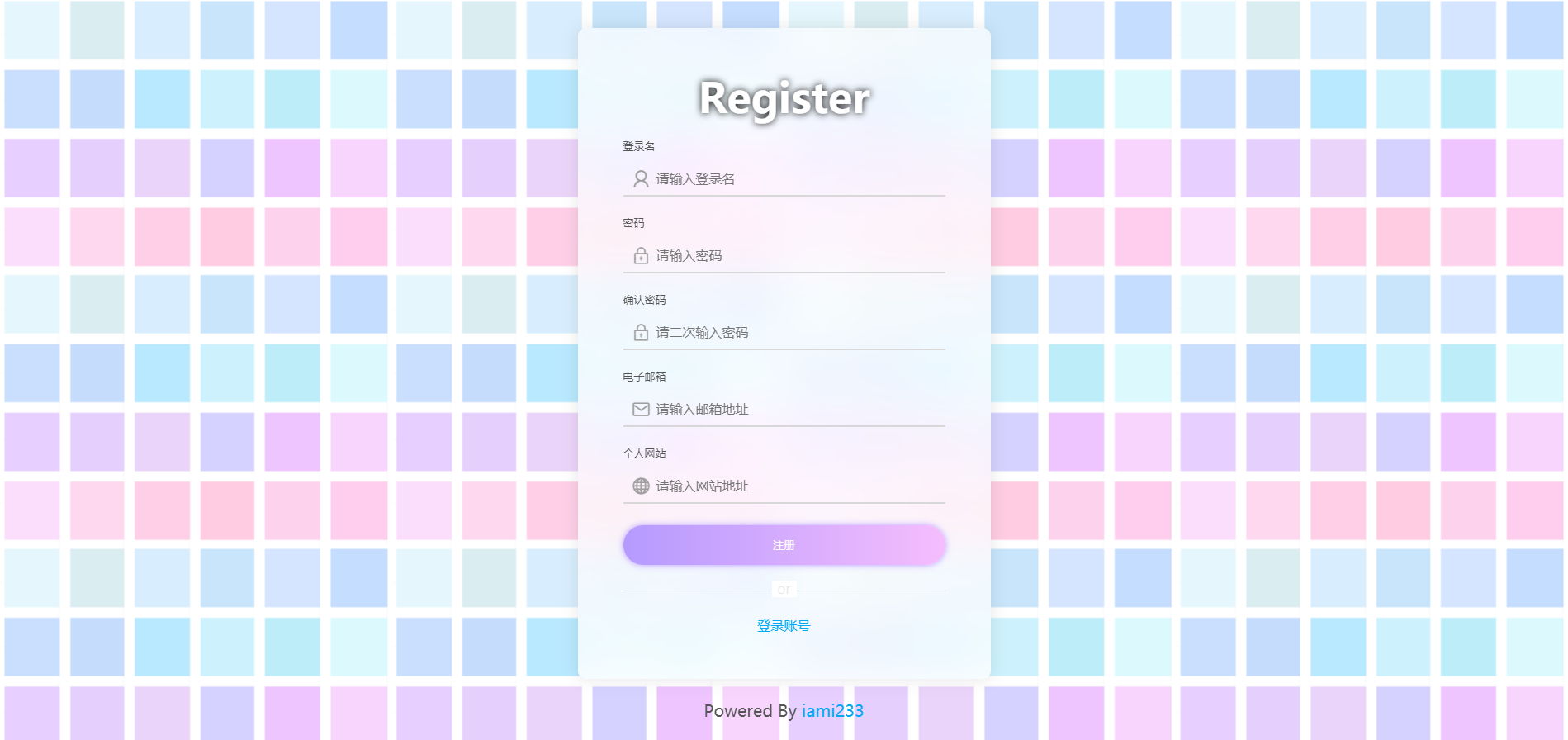 GitHub - 5ime/login-page: 登录注册页面