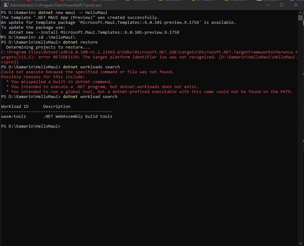 [Bug] MAUI wan't run · Issue #2698 · dotnet/maui · GitHub