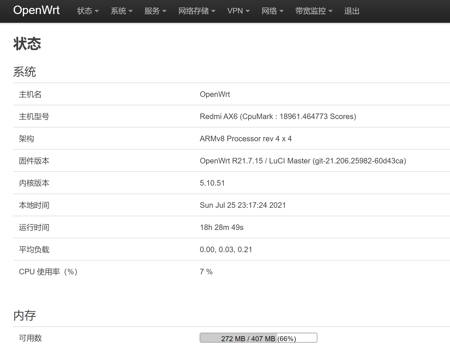 AX3600仍然内存泄漏 · Issue #7512 · coolsnowwolf/lede · GitHub