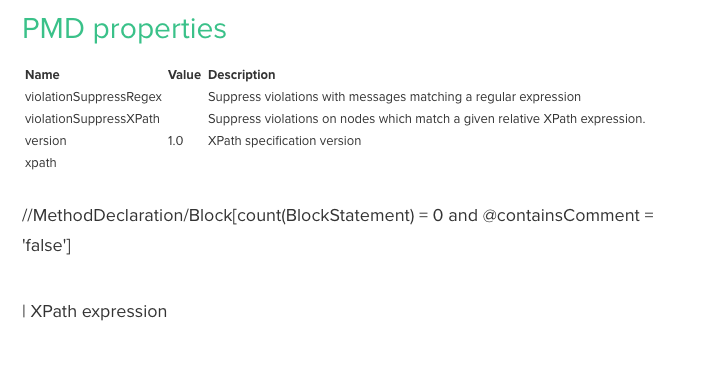 [core] PMD Properties (dev-properties) breaks markup on CodeClimateRenderer · Issue #643 · pmd ...