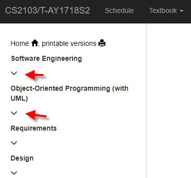 Site-nav: Arrow breaks to the next line, instead of staying next to item · Issue #309 · MarkBind ...