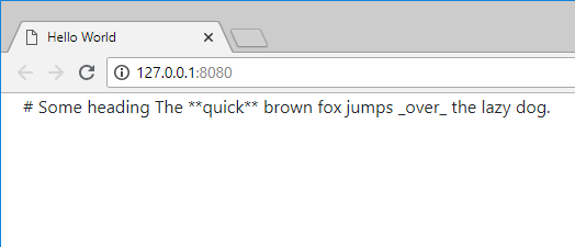 Markdown Rendering Breaks If Document Does Not Start With 2 Empty Lines · Issue 429 · Markbind 8898
