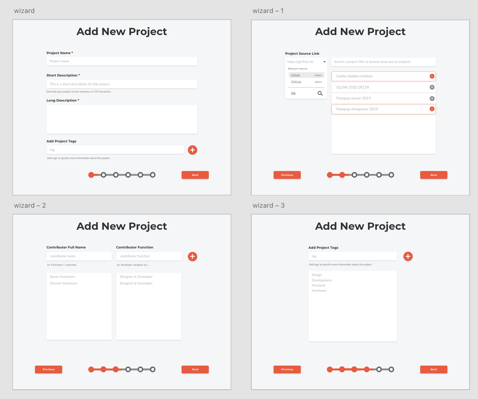 Design: Project Wizard · Issue #319 · DigitalExcellence/dex-frontend ...