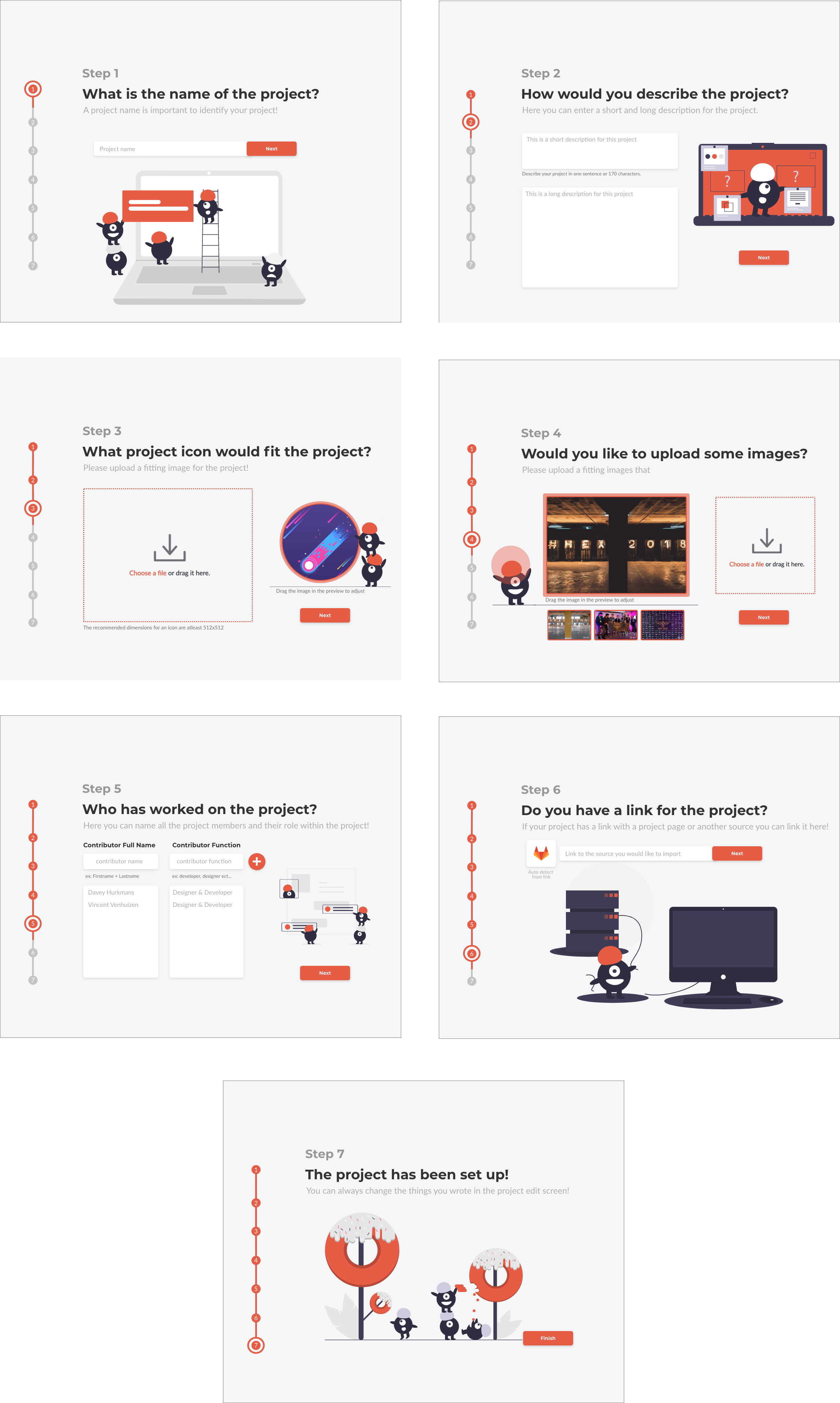 Design: Project Wizard · Issue #319 · DigitalExcellence/dex-frontend ...