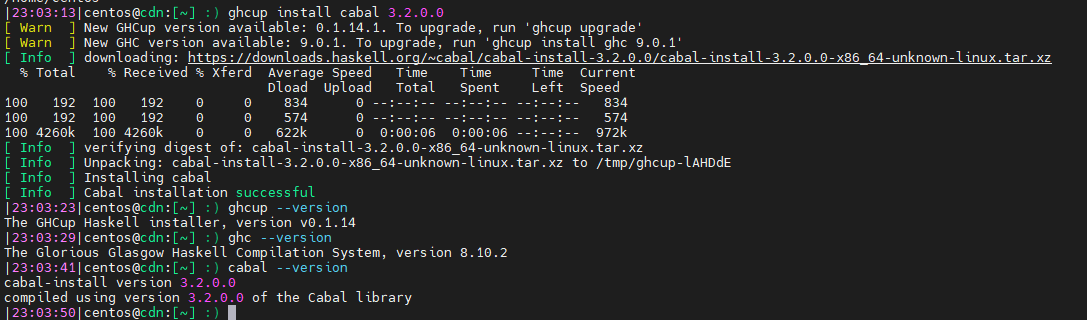 prereqs script: cabal version · Issue #890 · cardano-community/guild-operators · GitHub