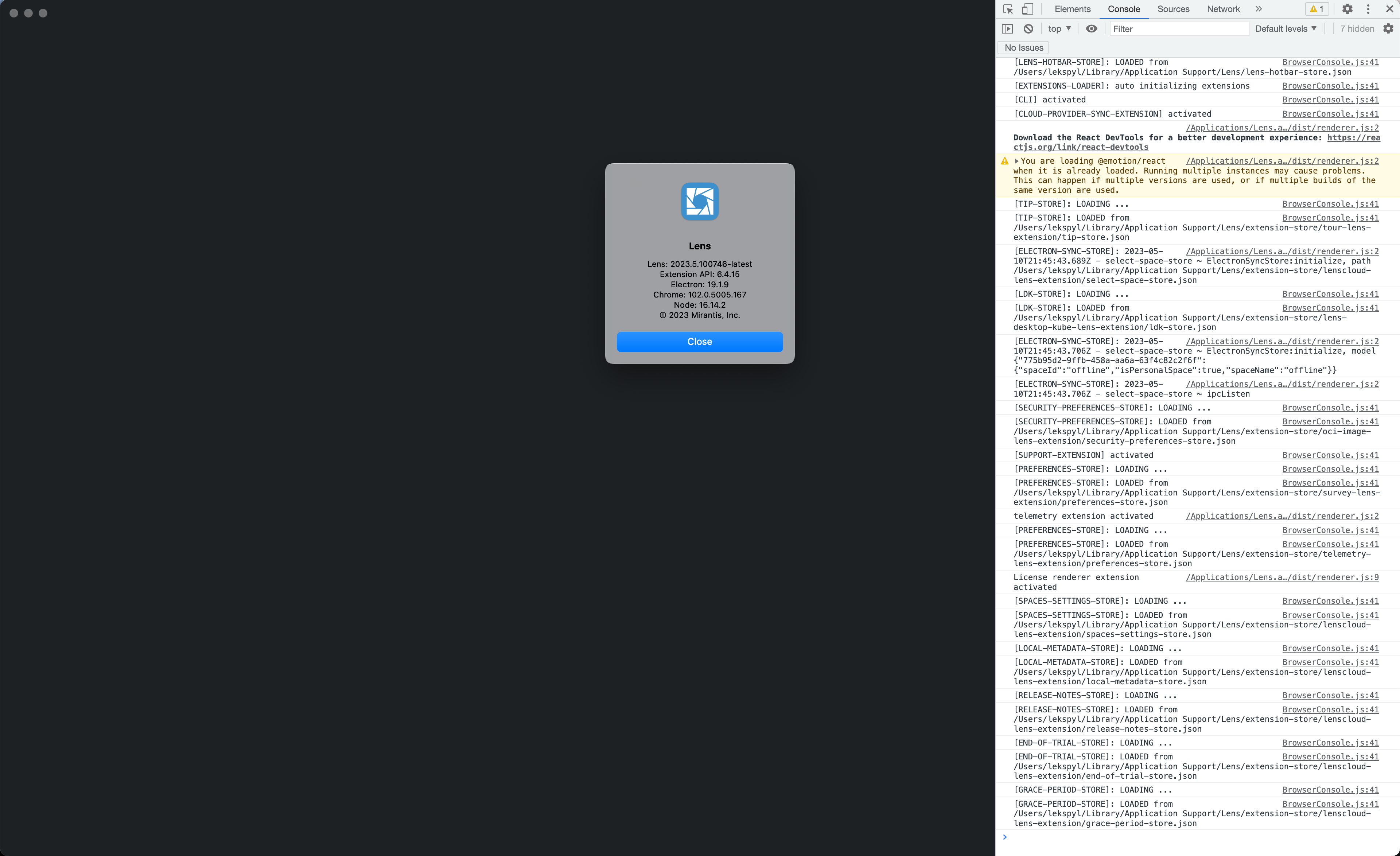 Main Window Empty After Connect · Issue 7710 · Lensapplens · Github 