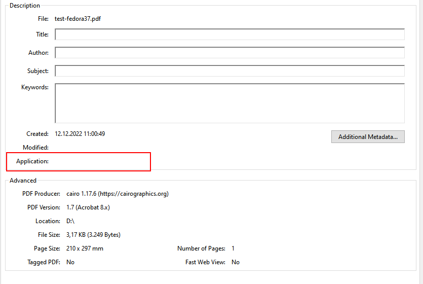 In metadata of PDF-files created by Xournal++ the "Creator" field is empty. · Issue #4497 ...