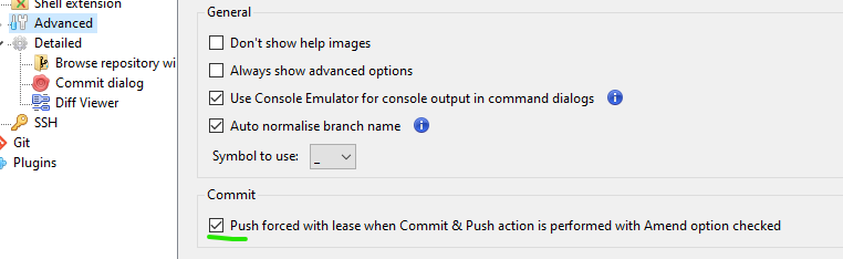 FormCommit: Button color of Commit & Push when amending · Issue #8976 · gitextensions ...