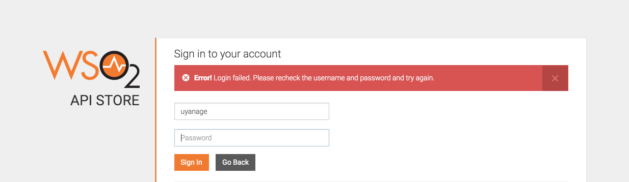 [API Store][API Publisher]When the user account is locked, provide a suitable error message ...