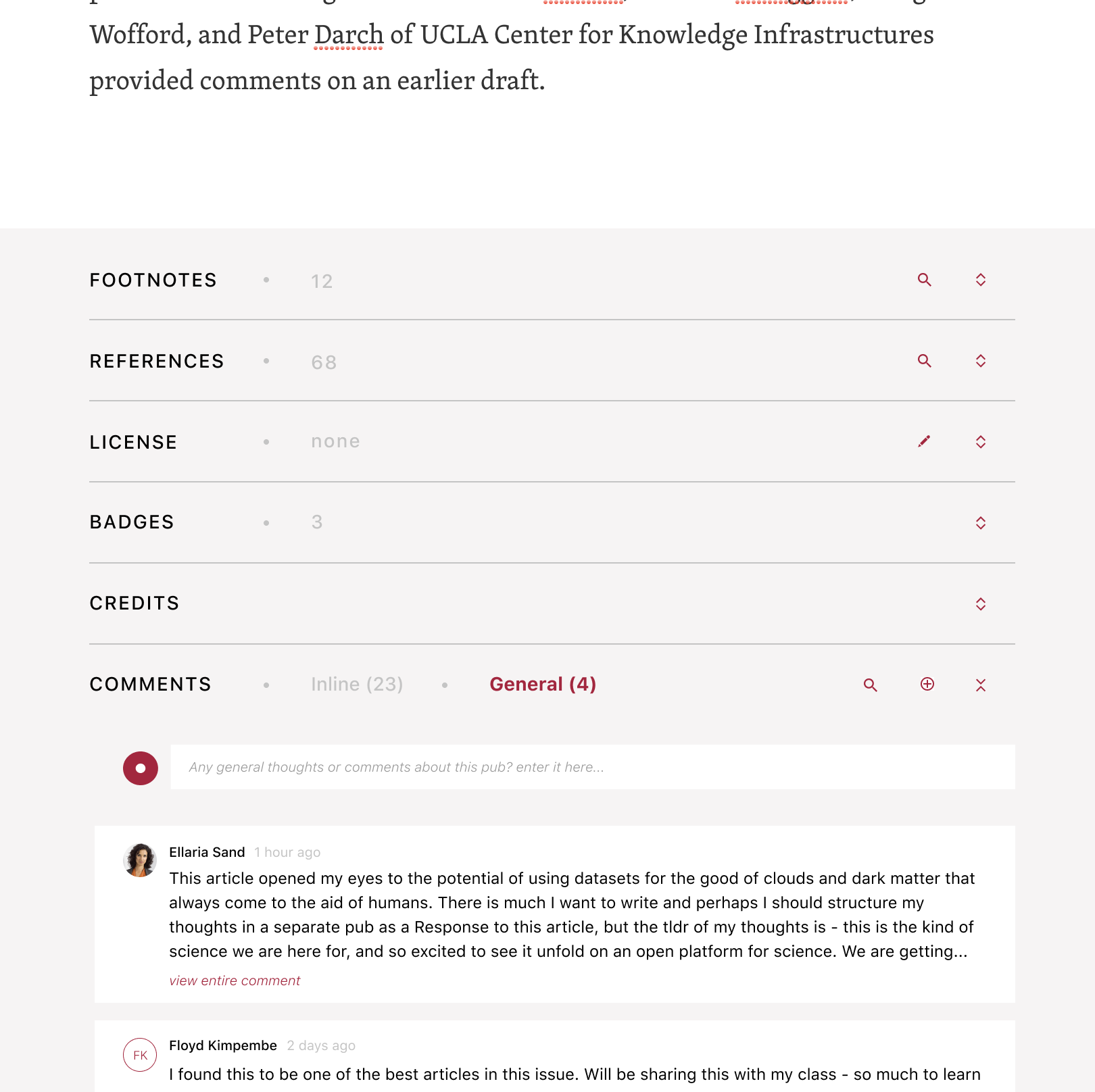 Pub footer metadata · Issue #490 · pubpub/pubpub · GitHub