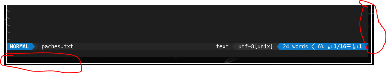 Vim/Tmux not taking the full size of the window · Issue #2183 · alacritty/alacritty · GitHub