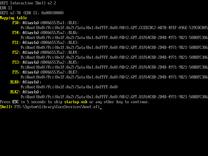 Creating A New Vm In 62 And Hitting The Uefi Shell