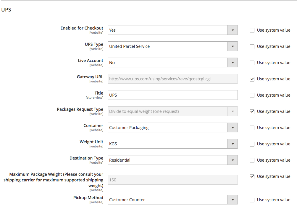 Issues With DHL & UPS Shipping methods · Issue #12211 · magento/magento2 · GitHub