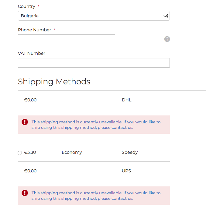 Issues With DHL & UPS Shipping methods · Issue #12211 · magento/magento2 · GitHub