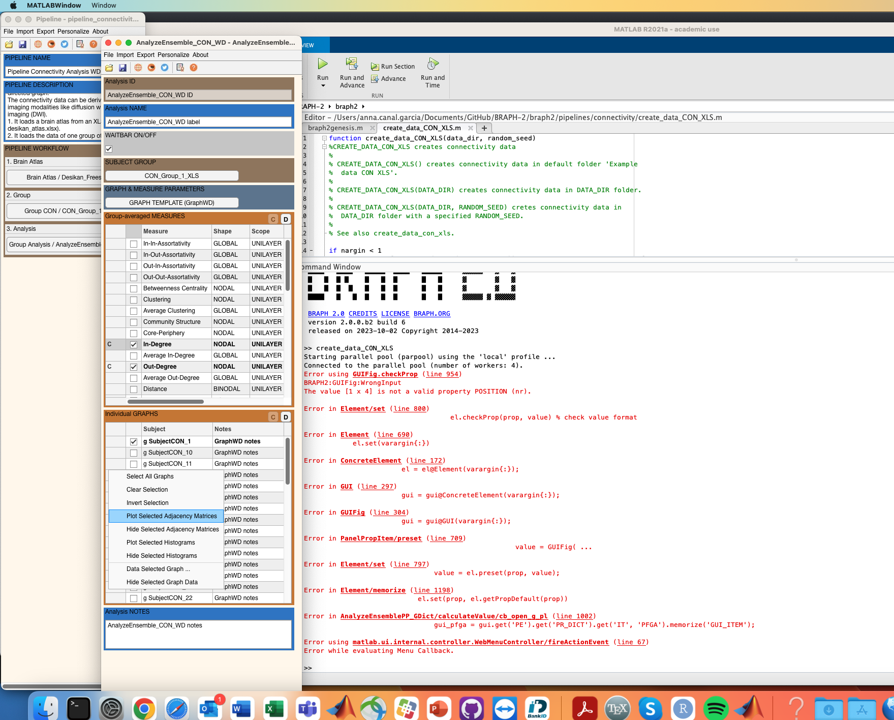 Error in Individual Plot (Ensemble) of adjacency matrices and histograms · Issue #1663 · braph ...