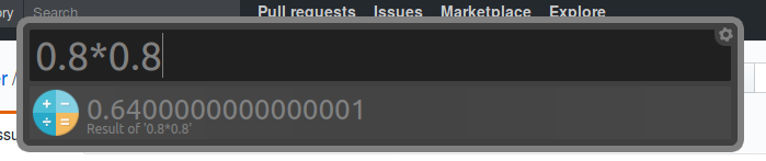 Floating Point Error in Calculator · Issue #619 · albertlauncher/albert · GitHub