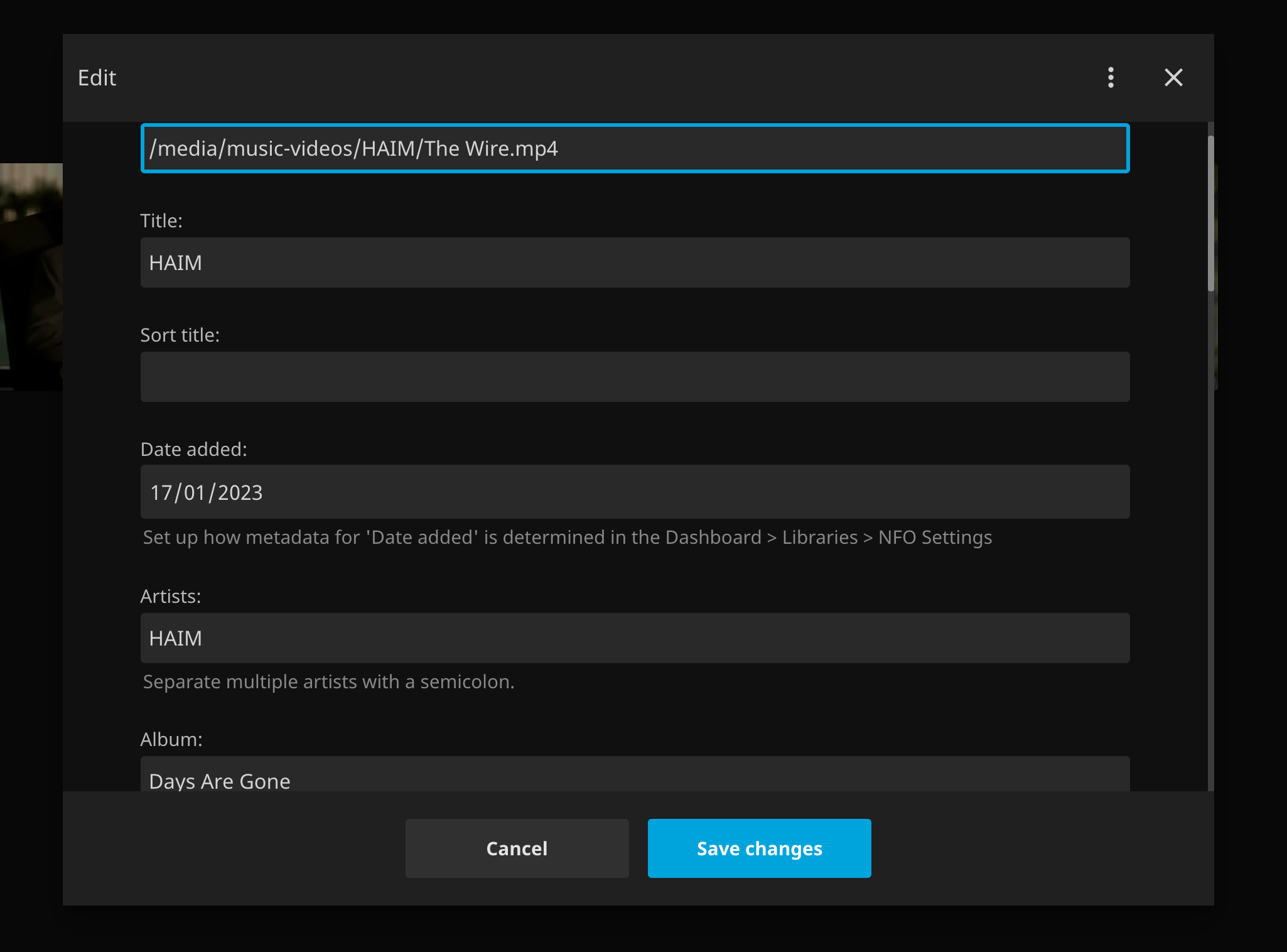 [Issue]: Single music video for an artist gets Artist duped into Title ...