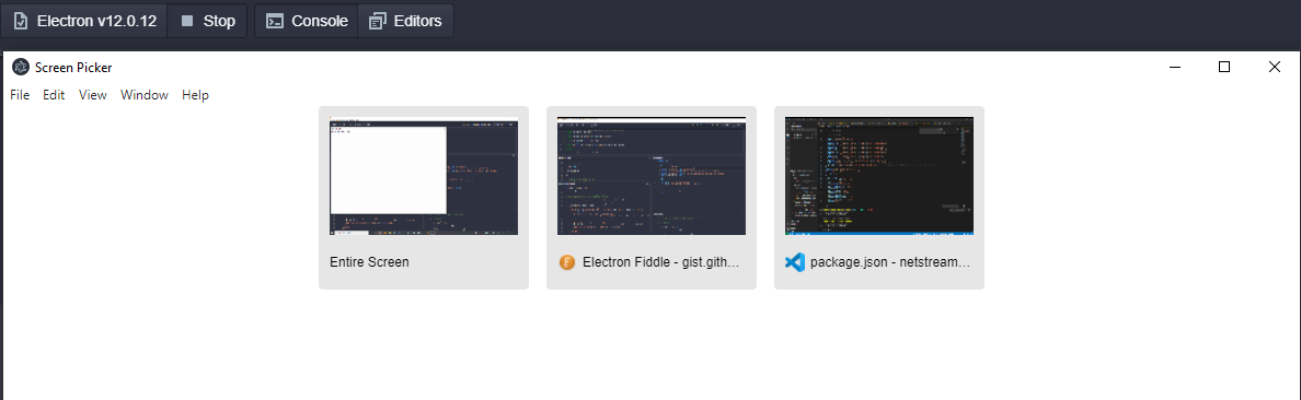 [Bug]: desktopCapturer.getSources does not get Electron · Issue #29931 · electron/electron · GitHub