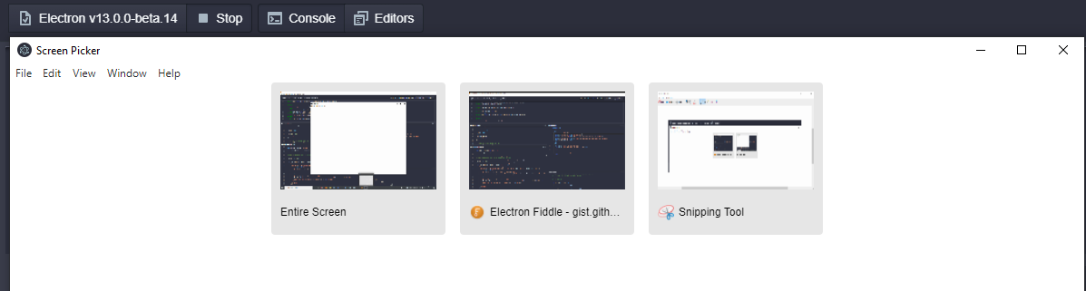 [Bug]: desktopCapturer.getSources does not get Electron · Issue #29931 ...