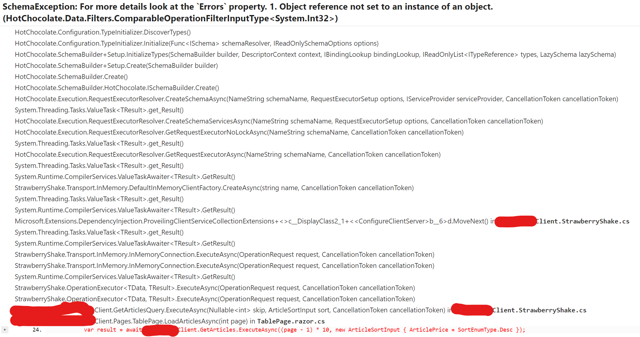 StrawberryShake - Error is thrown when SortEnumType is null · Issue #3262 · ChilliCream/graphql ...