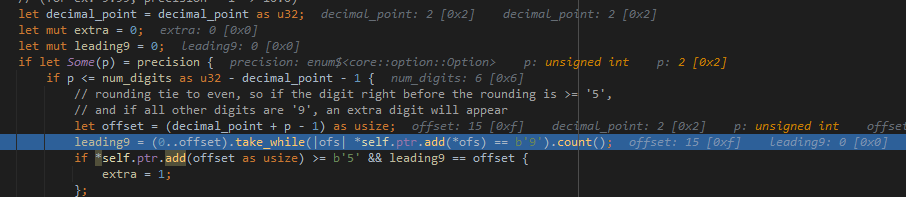 Wrong value of shadowed variable shown in debug · Issue #9702 · intellij-rust/intellij-rust · GitHub