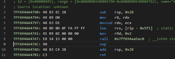 Disassembly With Intel Style Syntax · Issue 87 · Vadimcncodelldb · Github 8587