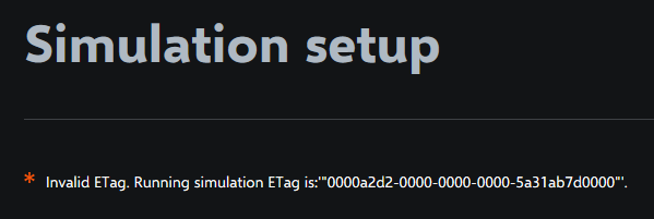 Invalid Etag · Issue #73 · Azure/pcs-simulation-webui · GitHub