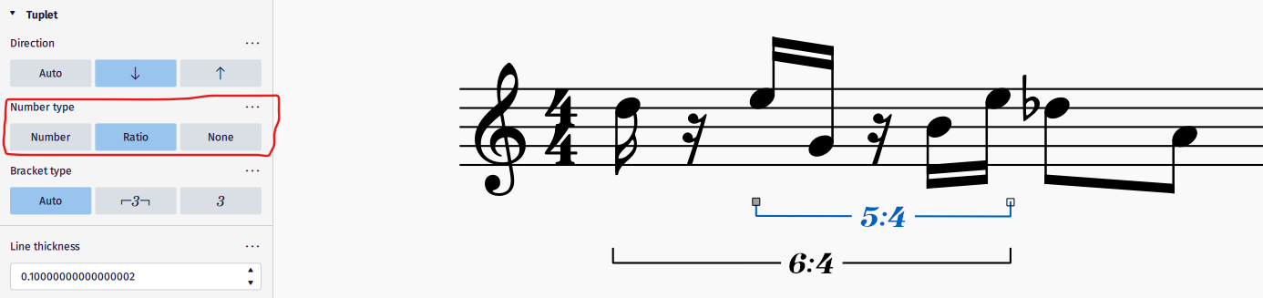 [MU4 Issue] - Request - Tuplets Ratio + Note · Issue #11435 · musescore/MuseScore · GitHub