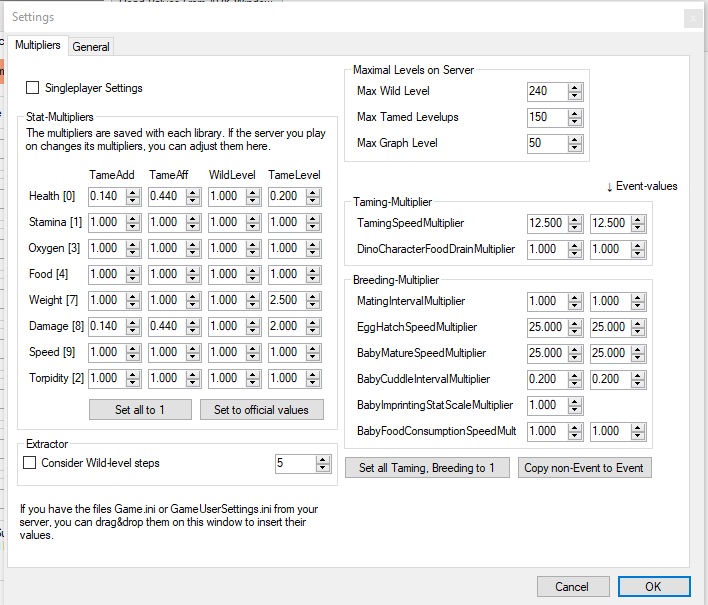 Extraction Issues · Issue #455 · cadon/ARKStatsExtractor · GitHub