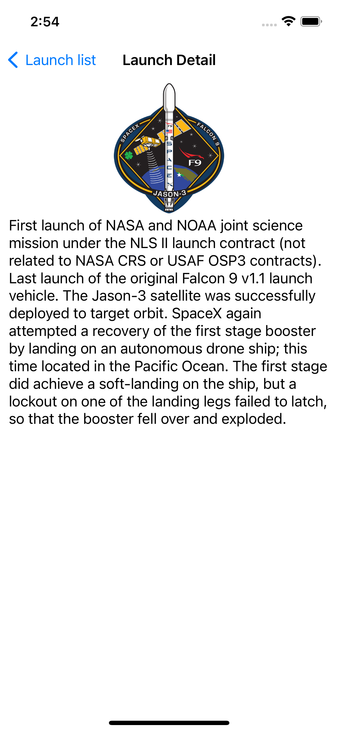 GitHub - gayu87/SpaceX: An application that queries the SpaceX Data API