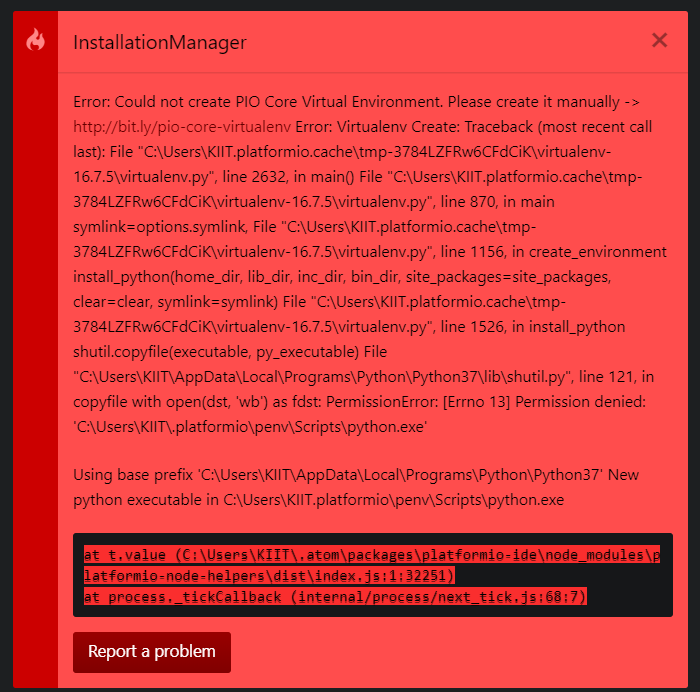 InstallationManager · Issue #2297 · platformio/platformio-atom-ide · GitHub
