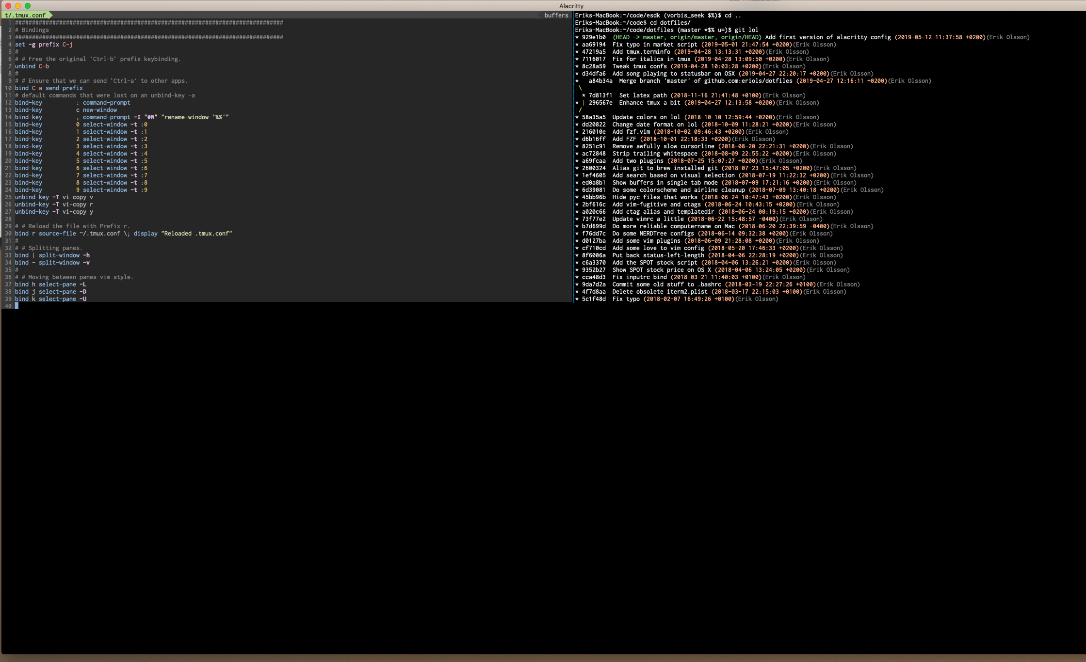 Rendering Issues With Vim Tmux · Issue 2439 · Alacrittyalacritty · Github