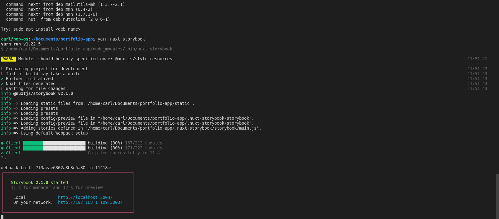 Nuxt Storybook Gets Stuck In Infinite Loading Cycle When Run At Localhost3003 · Issue 122