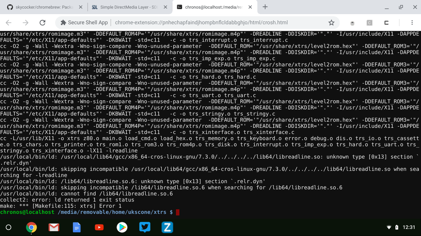 problems with readline · Issue #2515 · chromebrew/chromebrew · GitHub