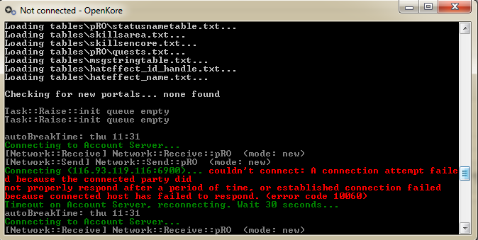 Bot not connecting to iRO:restart server · Issue #836 · OpenKore/openkore · GitHub