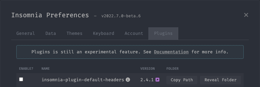 insomnia-plugin-default-headers is deprecated on NPM · Issue #5475 · Kong/insomnia · GitHub
