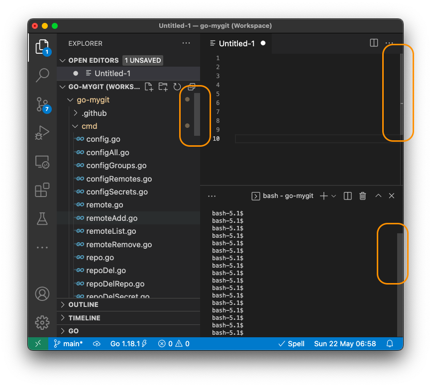 Can we have a global scrollbar size? · Issue #150115 · microsoft/vscode ...