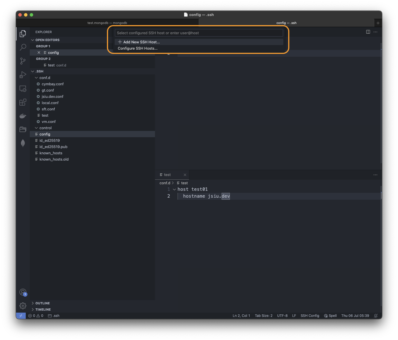 Include directive in ssh config under Host directive not supported · Issue #4339 · microsoft ...