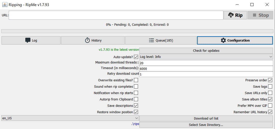 [Bug] Re-downloads the same pictures · Issue #1755 · RipMeApp/ripme · GitHub