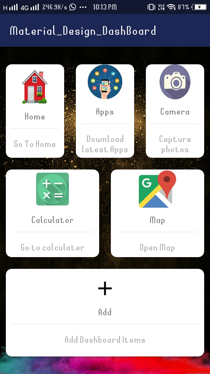 GitHub - jaimin-the-dvlpr/Material_Design_DashBoard