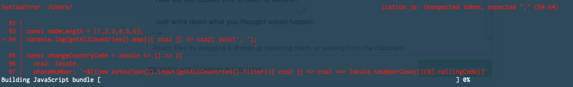 Prevent Expo To Crash For Any Syntaxerror · Issue 416 · Expoexpo Cli · Github
