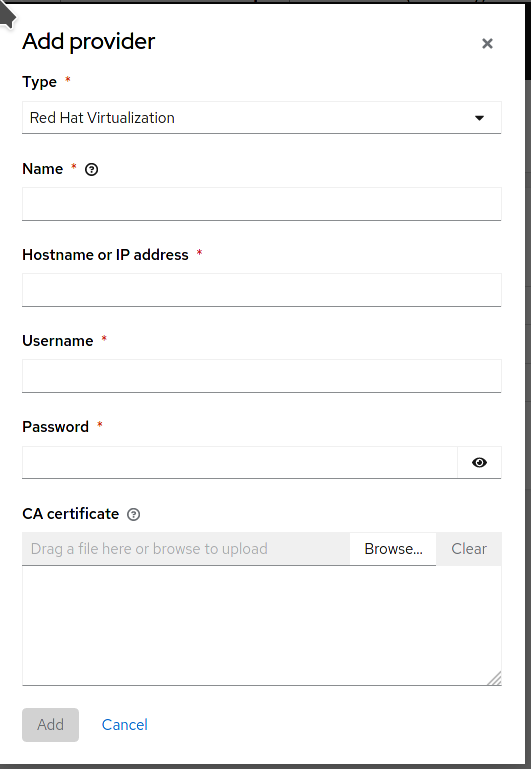 Improve RHV provider field names and tooltips · Issue #655 · kubev2v/forklift-ui · GitHub